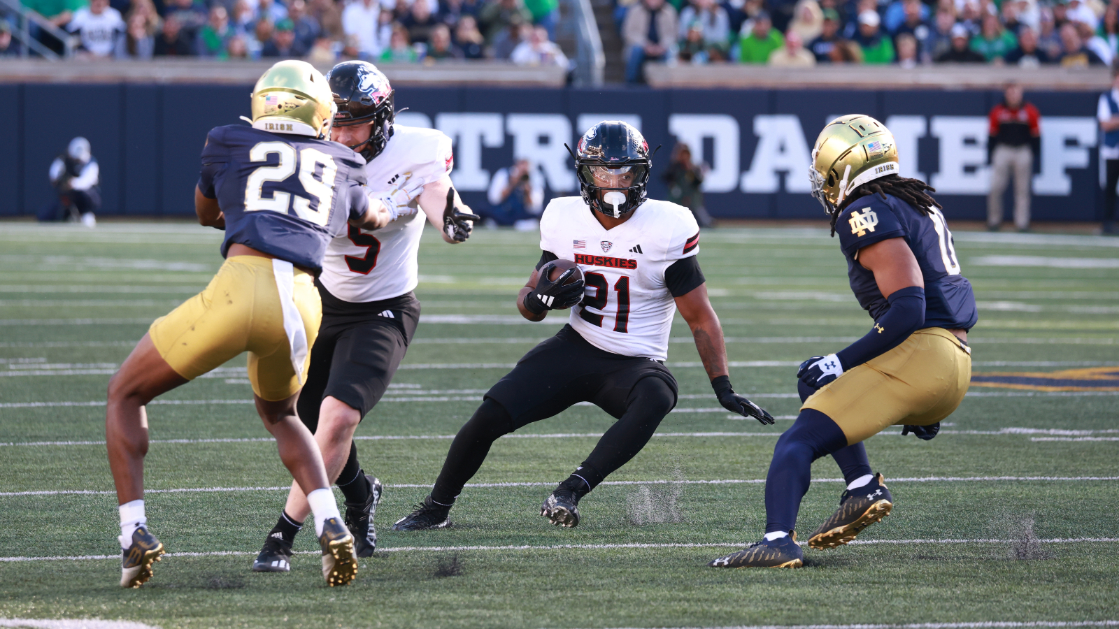 Northern Illinois RB Gavin Williams Saved Notre Dame Upset With Heads ...