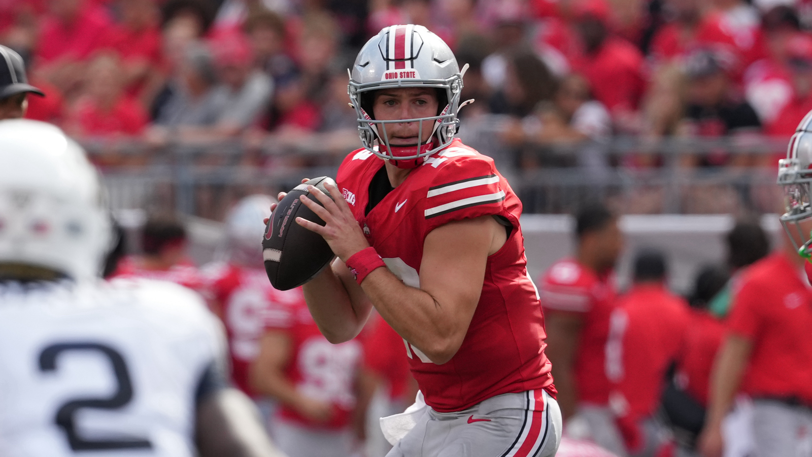 Ohio State QB Will Howard Admits To Watching Film During Class