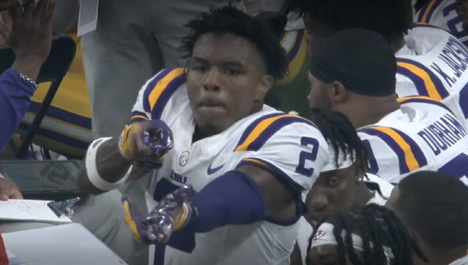 LSU's Kyren Lacy Under Fire Over Gun Shooting Celebration Vs USC - BroBible