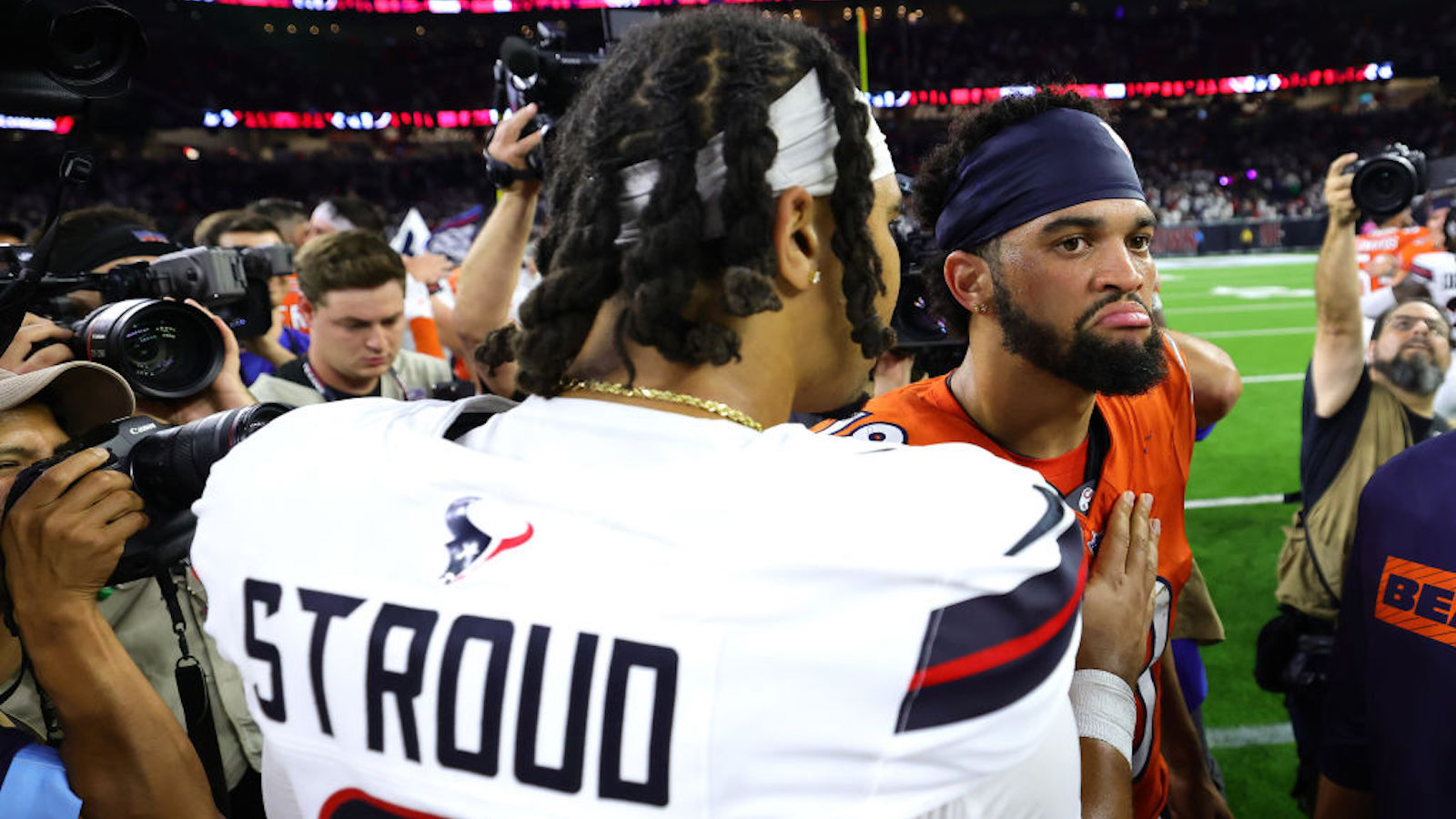 CJ Stroud Responds To Idea He Tried To 'Little Bro' Caleb Williams