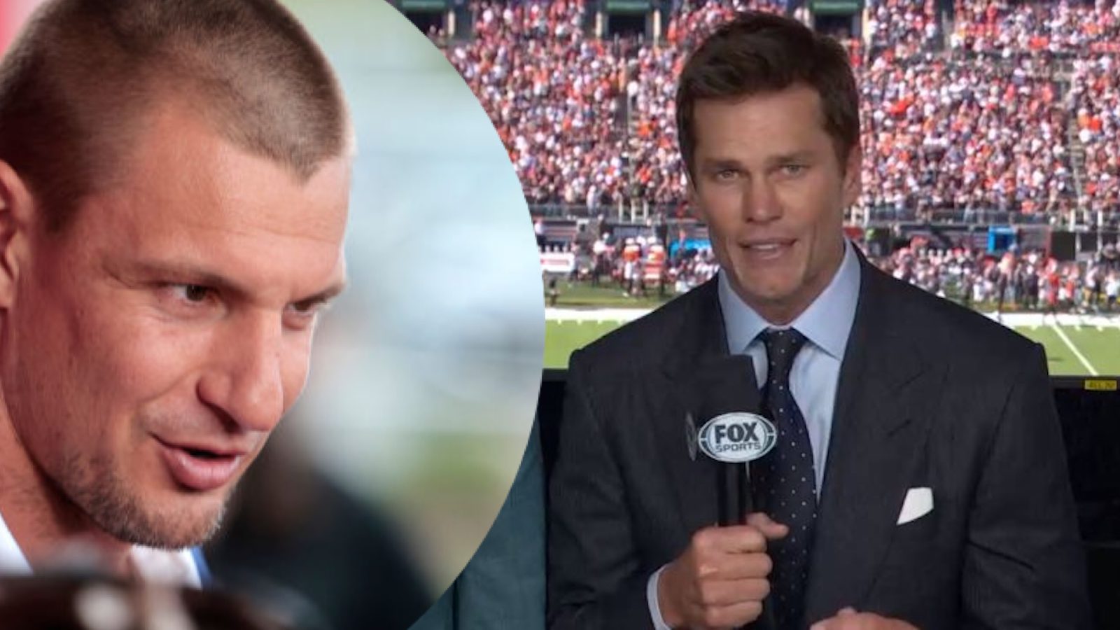 Rob Gronkowski: Tom Brady's Had 'Jitters' During Broadcast Debut