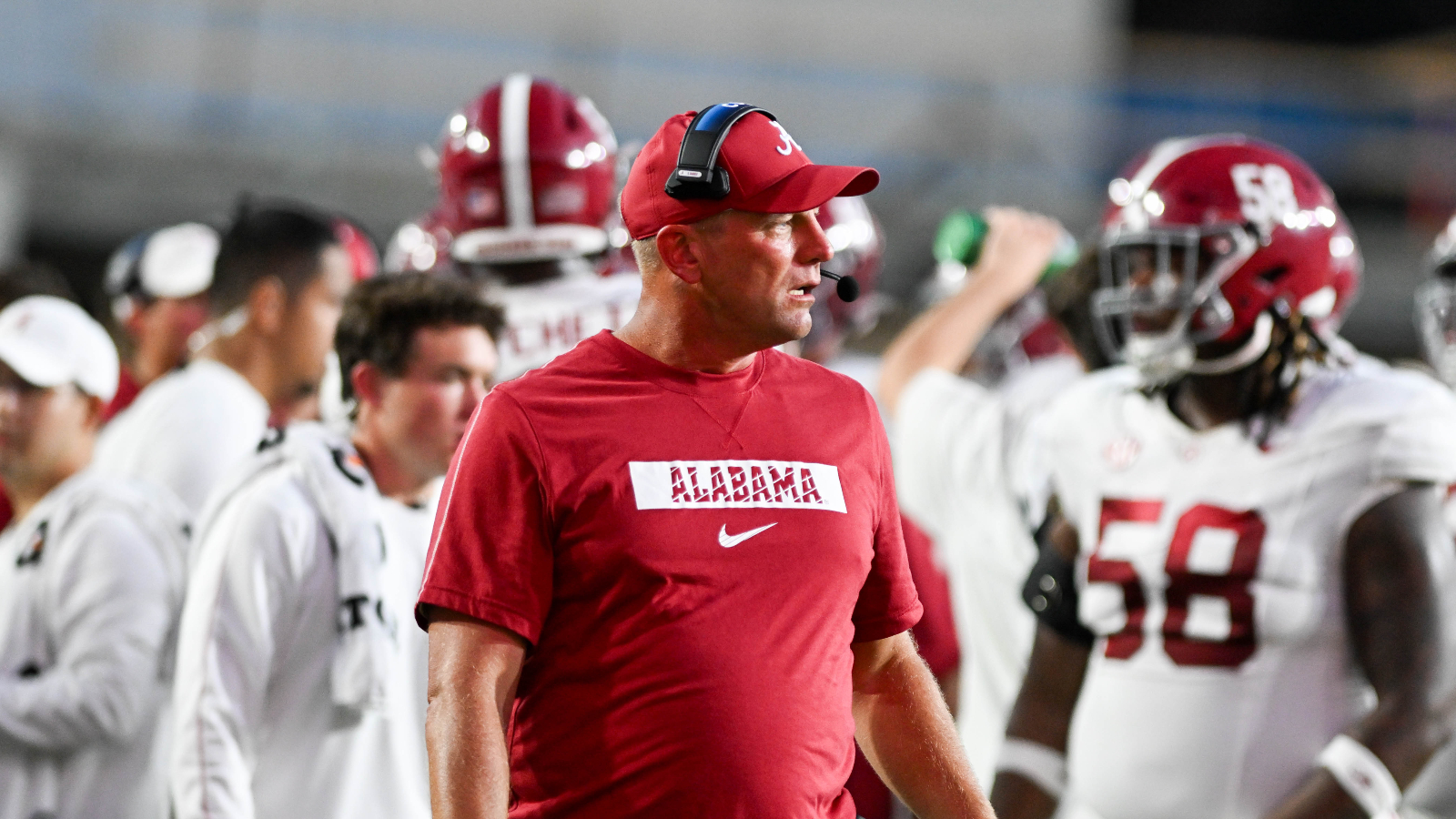 Alabama Coach Shoves Own Player Onto Field To Fake Injury