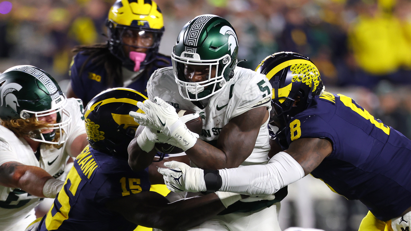 Michigan-Michigan State Get In Brawl Reminiscent Of 2022 Tunnel Melee