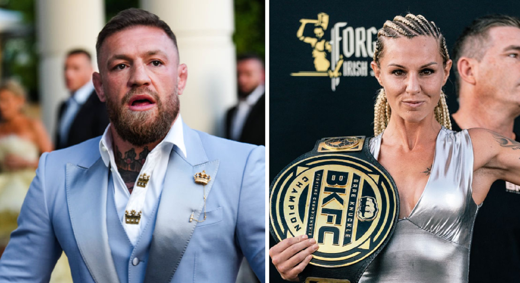 BKFC Women's Champ Defends Conor McGregor After He Faced Backlash For Pulling Her Hair In Viral ...