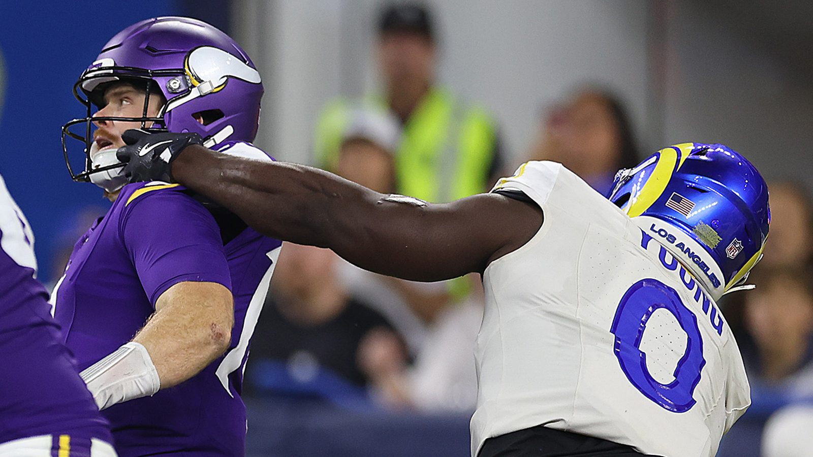 Byron Young Has Cheeky Explanation For Facemask Reaction