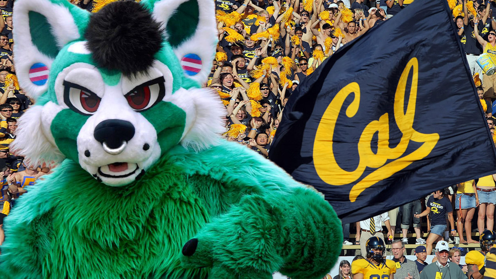 Cal Berkeley Furries Infiltrate College Gameday In Animal Costume