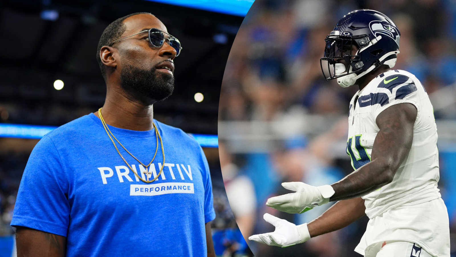 Calvin Johnson Actually Managed To Make D.K. Metcalf Look Small