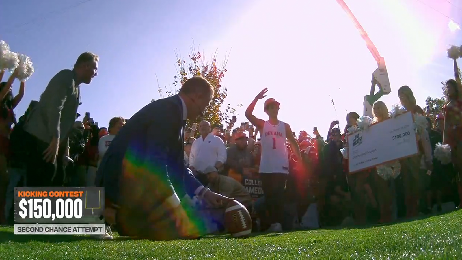College Gameday Kicker Tears ACL In Gnarly Video Before Live TV
