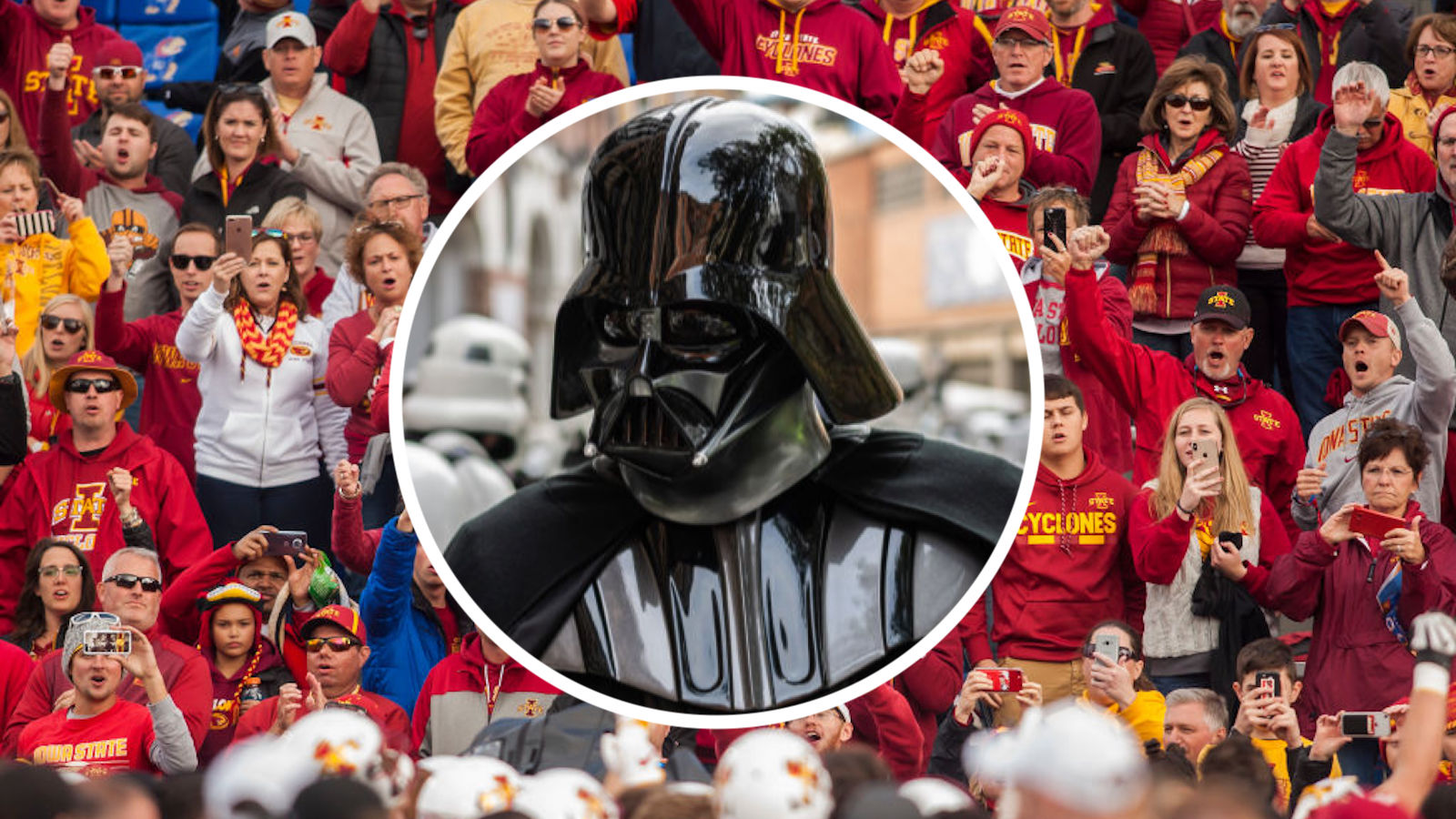 Iowa State Fan In Darth Vader Costume Explains Reason Behind It