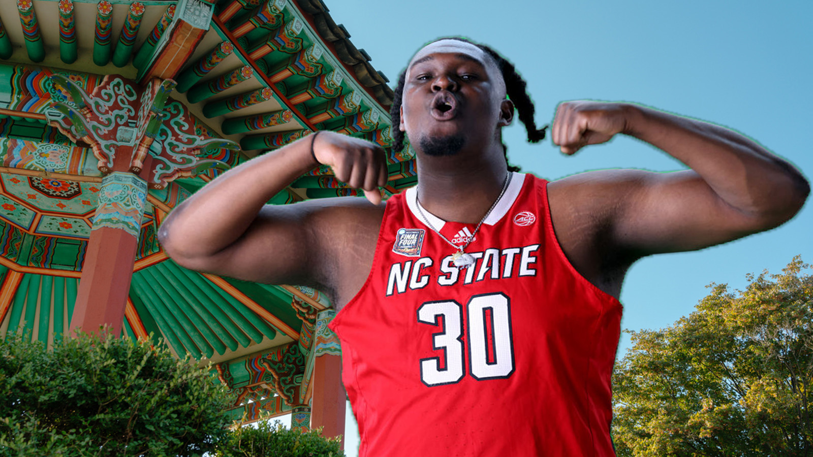 N.C. State Big Man DJ Burns Is Already Dunking ALL OVER Korea