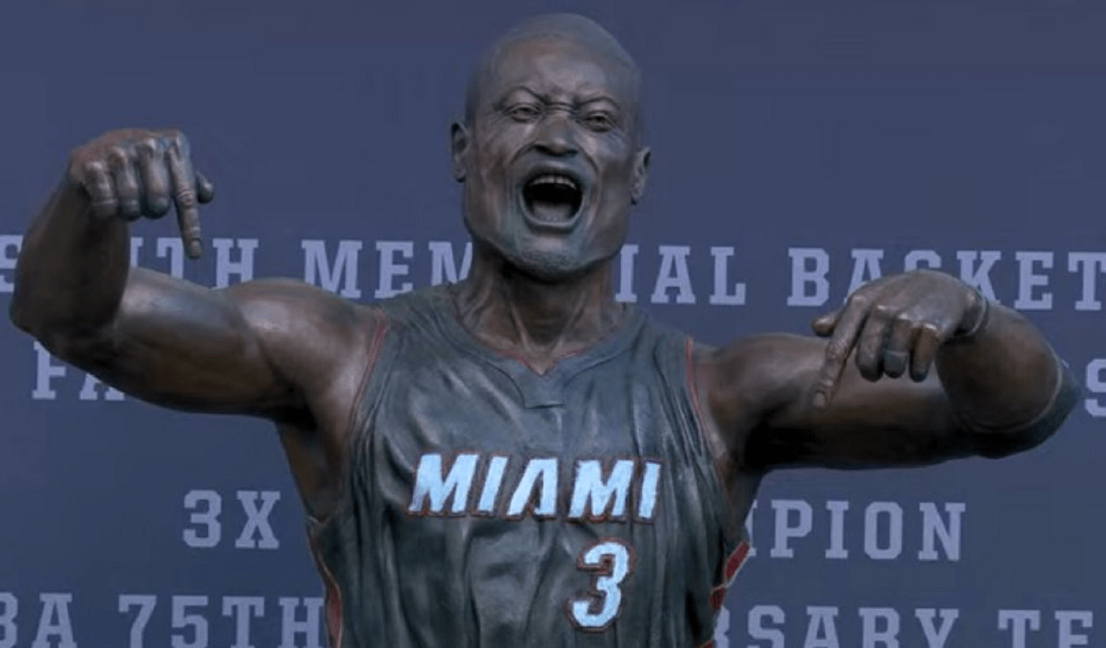 Dwyane Wade Statue Sculptors React To Backlash, Memes