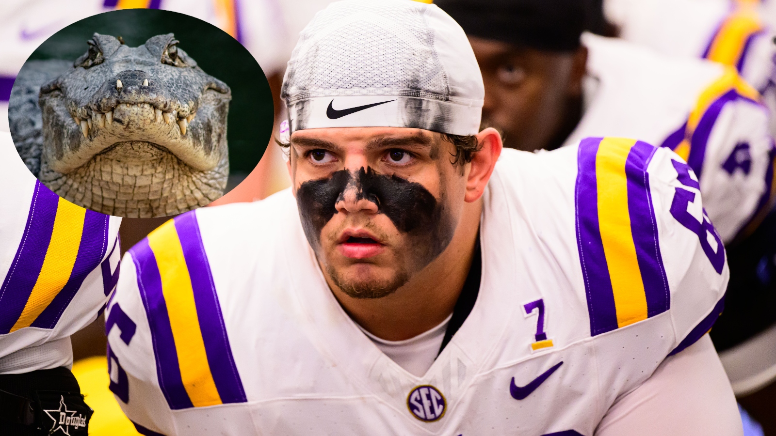 LSU Lineman Will Campbell's NIL Deal Takes Him Alligator Hunting