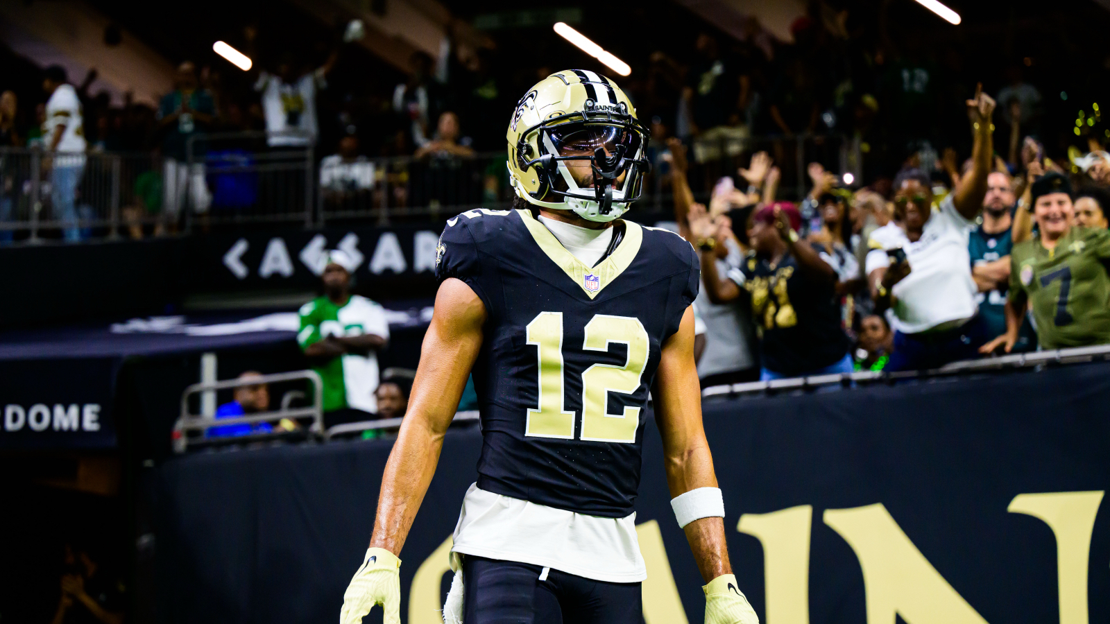 Saints WR Chris Olave Knocked Out Cold After Brutal Hit