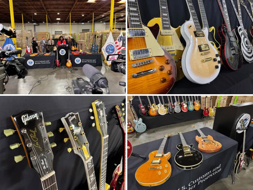 Feds Seize More Than $18 Million In Fake Gibson Guitars
