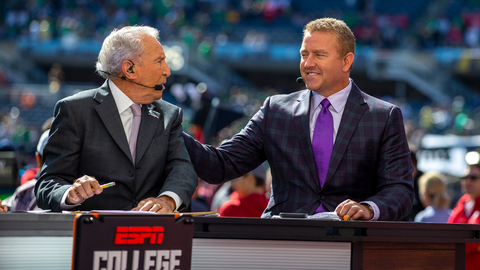 Lee Corso and Kirk Herbstreit Share Touching Moment On 'College GameDay'