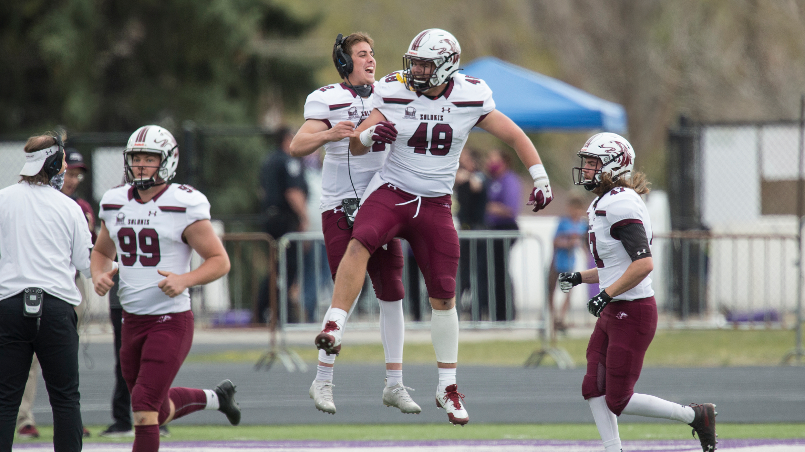 D1 Football Coach Sets Records In Emergency Start At QB