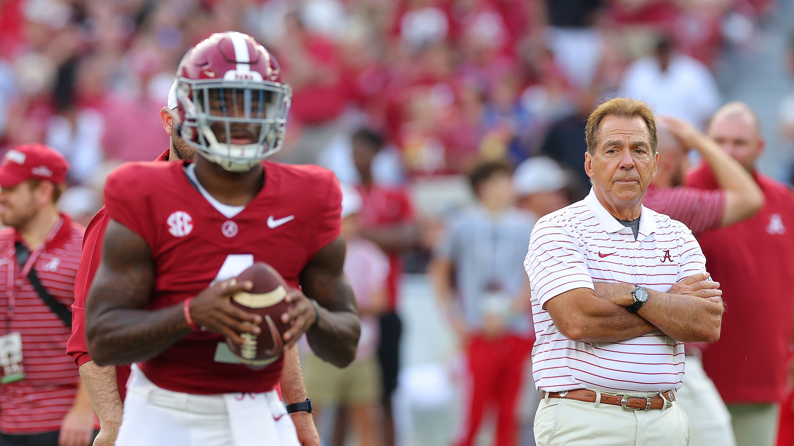 Nick Saban Reveals He Created Jalen Milroe's 'LANK' Saying