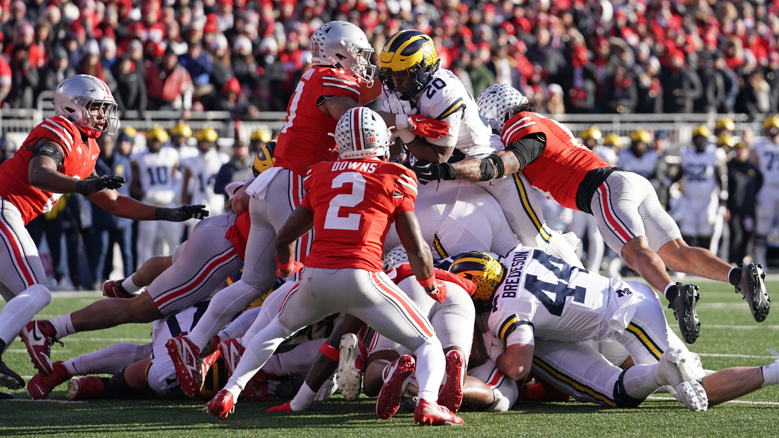 Police Pepper Spray Players After Ugly Michigan-Ohio State Brawl