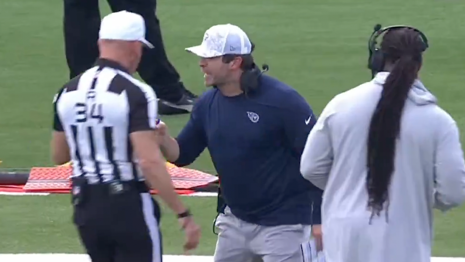 NFL Coach Goes Ballistic On Referee During Angry Meltdown