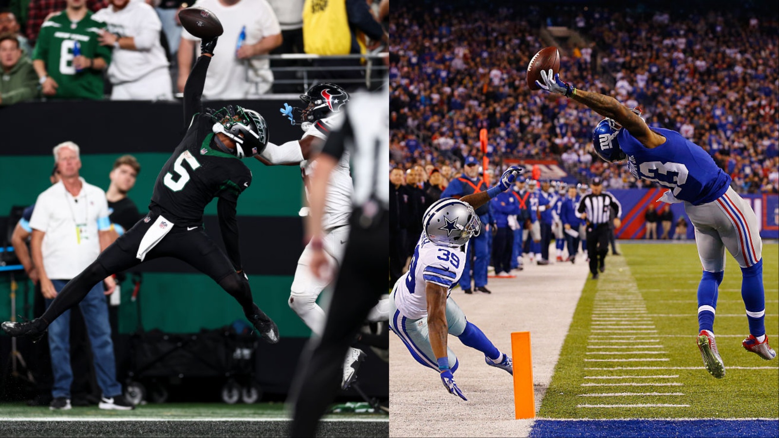 NFL World Debating Garrett Wilson's Catch Vs. Odell Beckham Jr's