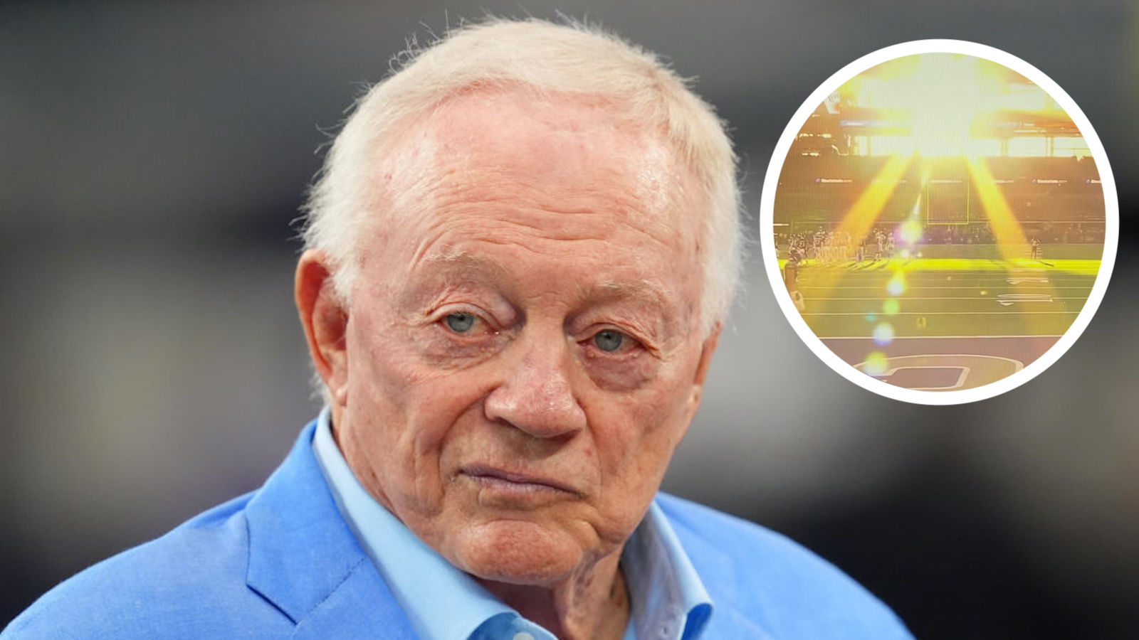 Jerry Jones Gets Feisty About AT&T Stadium's Infamous Glare