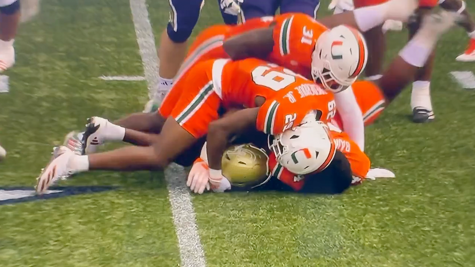 ACC Accused Of Rigging Game For Miami After Bad Targeting Call