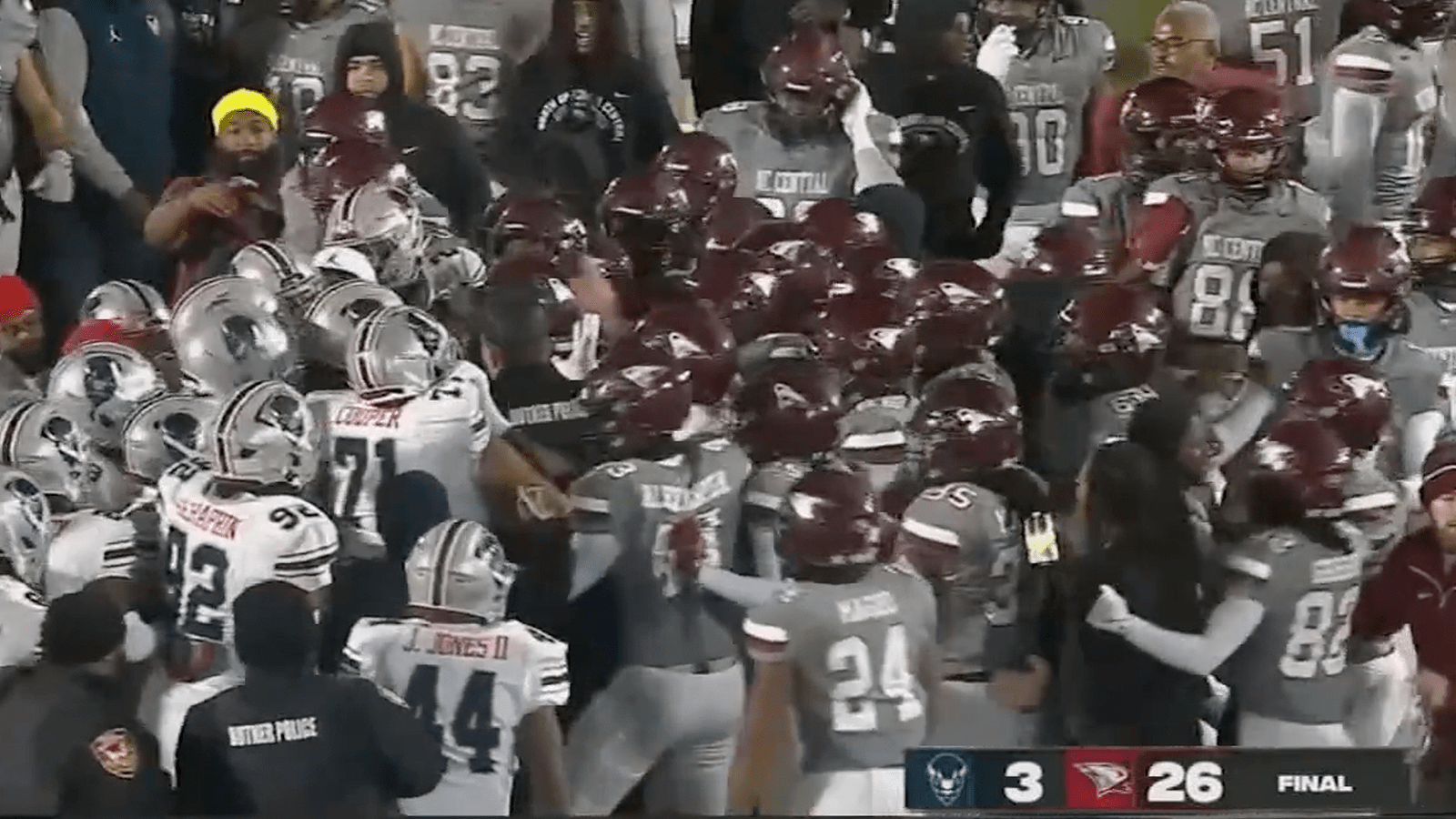Nasty College Football Brawl Results In 36 Crucial Suspensions