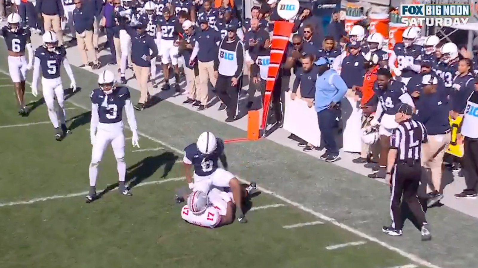 Big Ten Referees Bailed Out Ohio State With Controversial Penalty