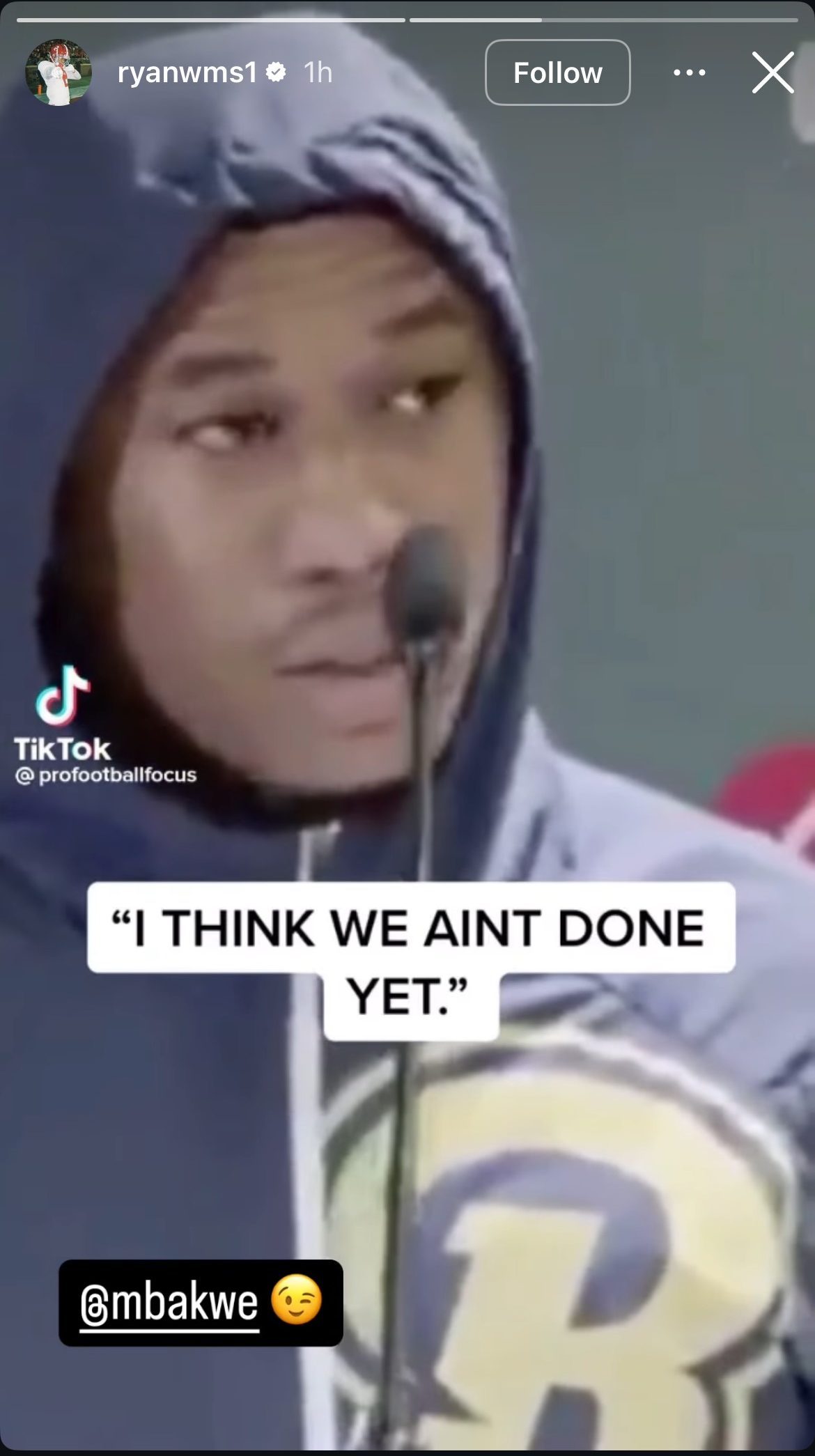 Ryan Williams' Cryptic Post Clearer After Jaylen Mbakwe Decision