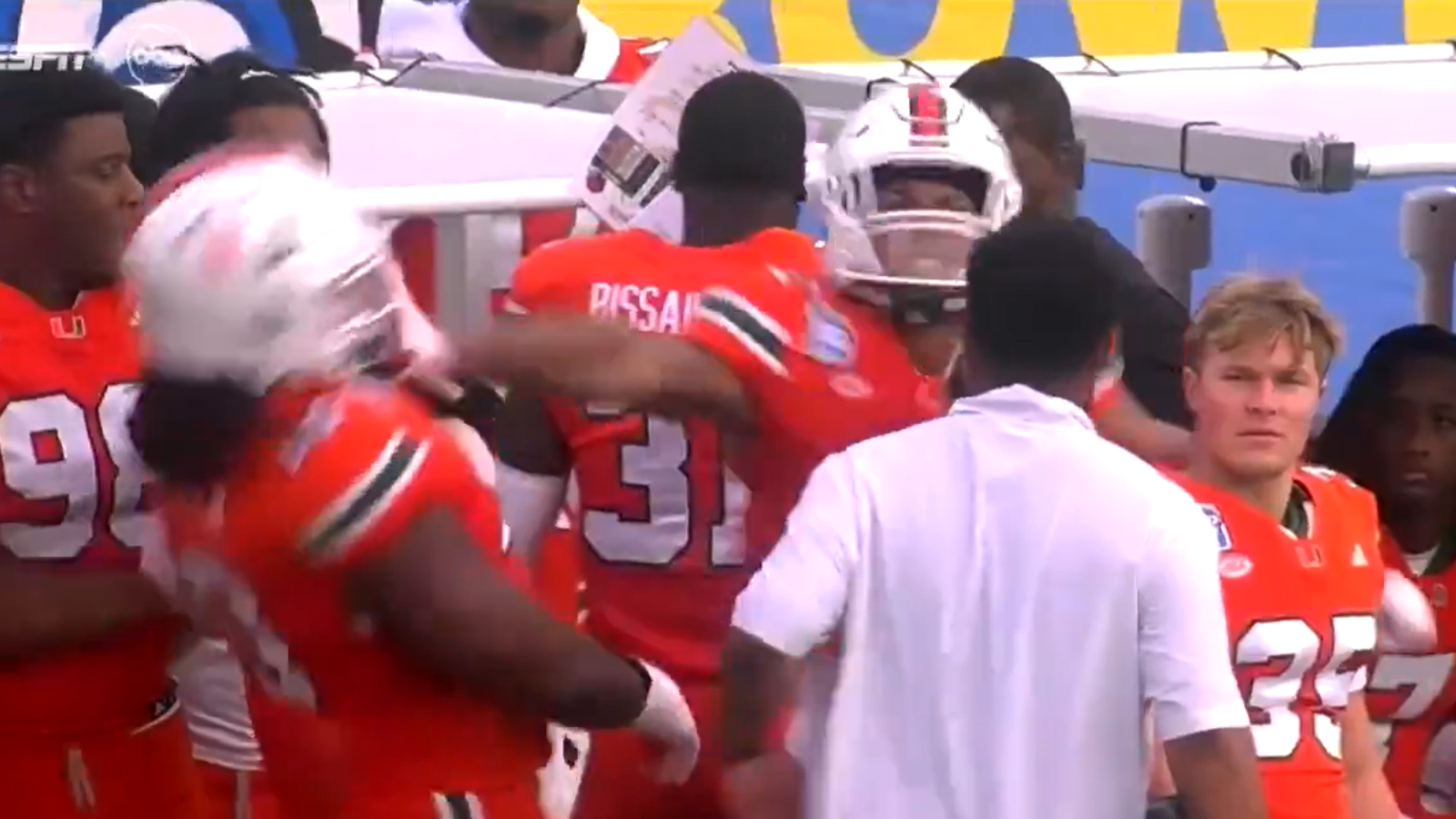 Miami Players Throw Haymakers At Each Other In Pop-Tarts Bowl