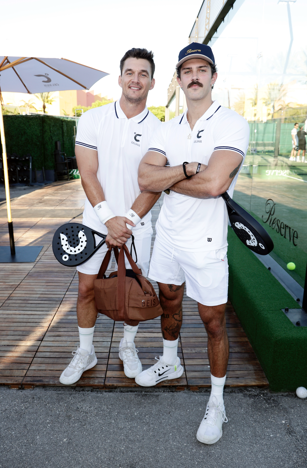 Celebs Come Out For Celsius Padel Classic At Art Basel