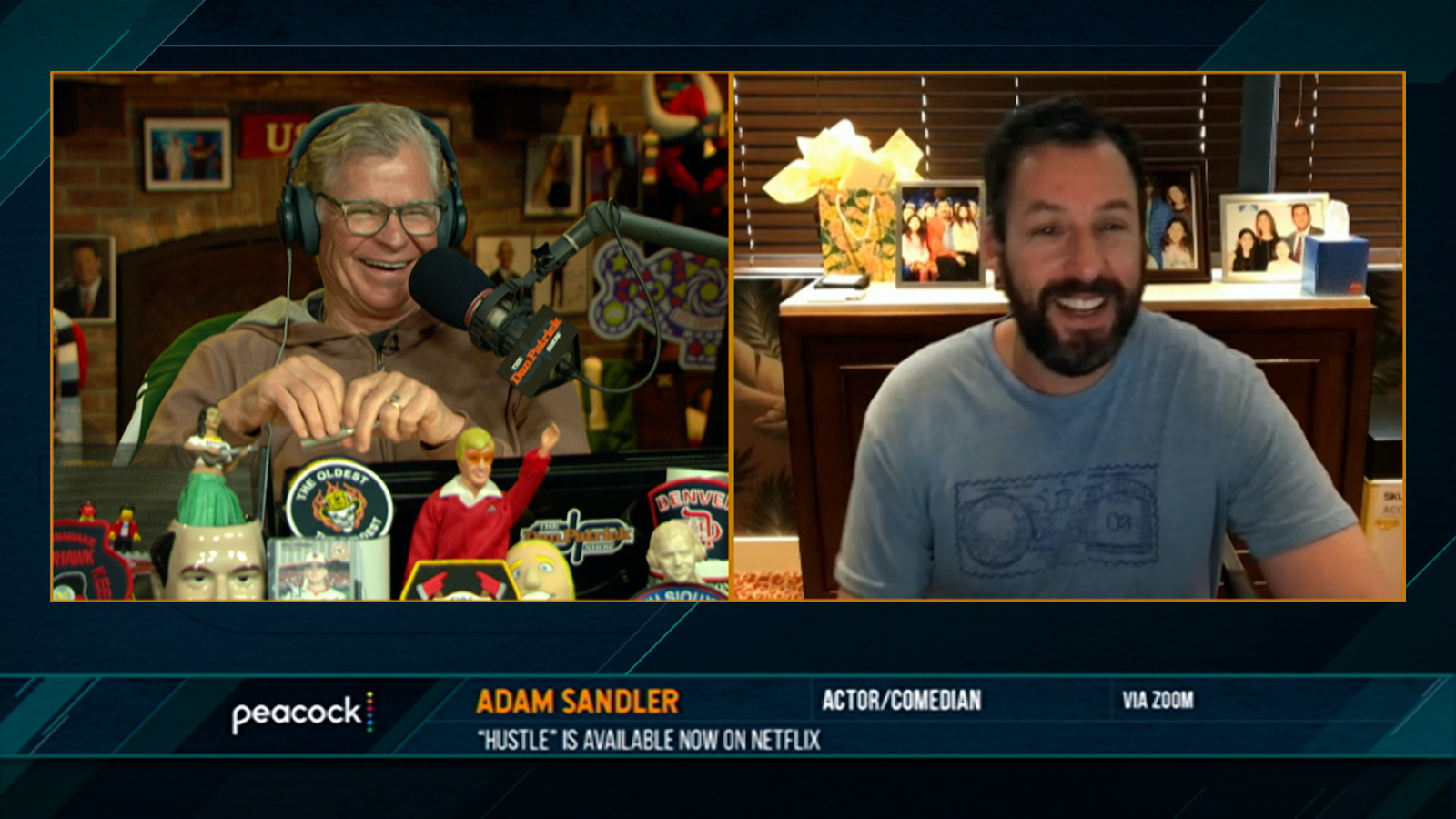 Dan Patrick Shares Epic Photos With Adam Sandler From Behind-The-Scenes ...