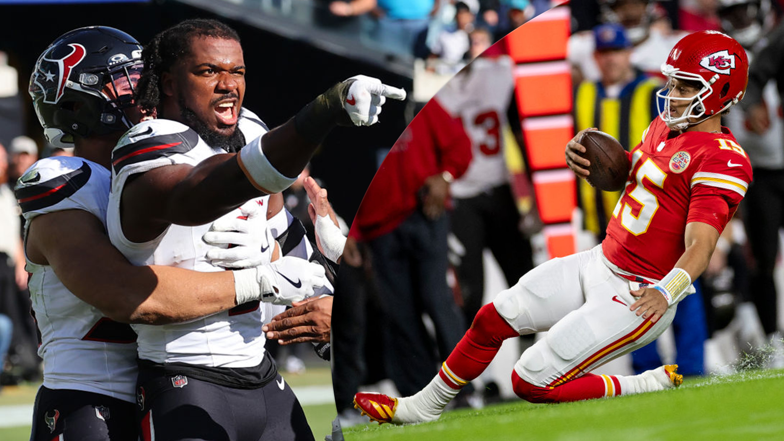 Patrick Mahomes' Slide Sparks Debate About Azeez Al-Shaair's Hit