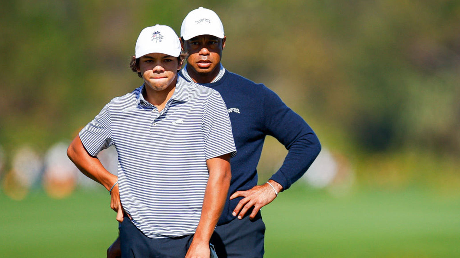 Charlie Woods Perfectly Synced Up With Tiger In Identical Video