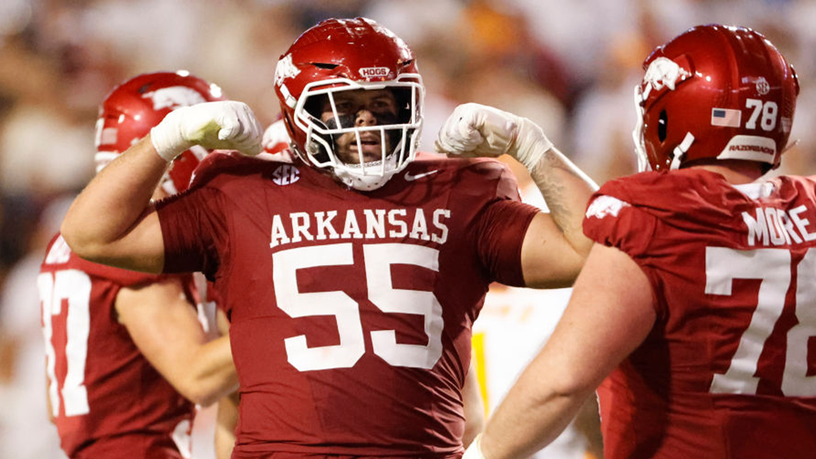 Arkansas Football Player Purposely Stomped On Opponent's Ankle