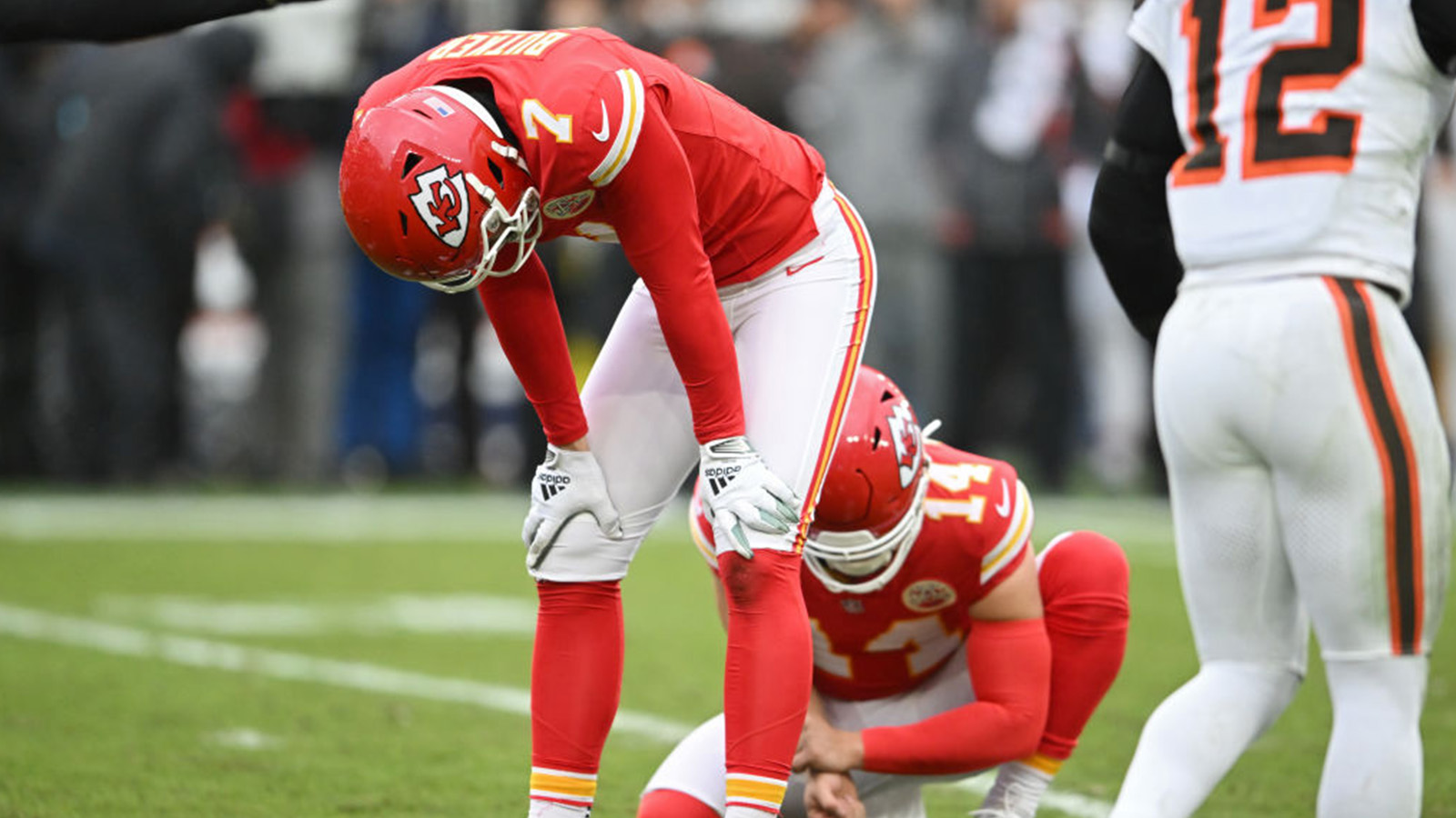 Harrison Butker's New Leg Buckle Technique Causes Historic Miss