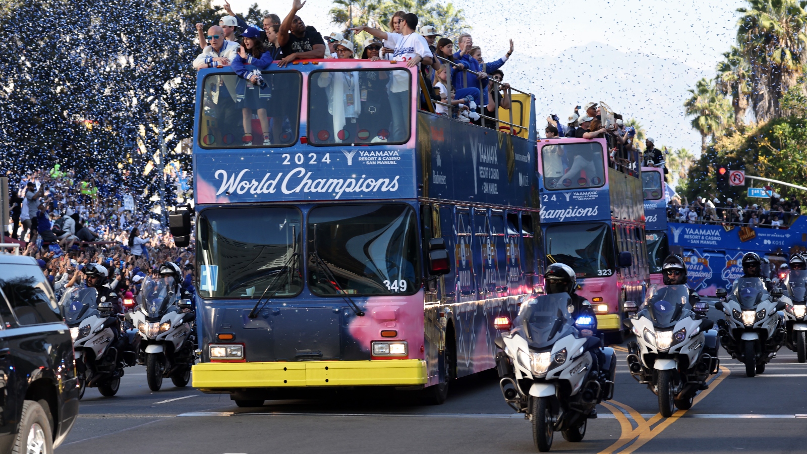 Dodgers Spent A Fortune On Law Enforcement For WS Parade