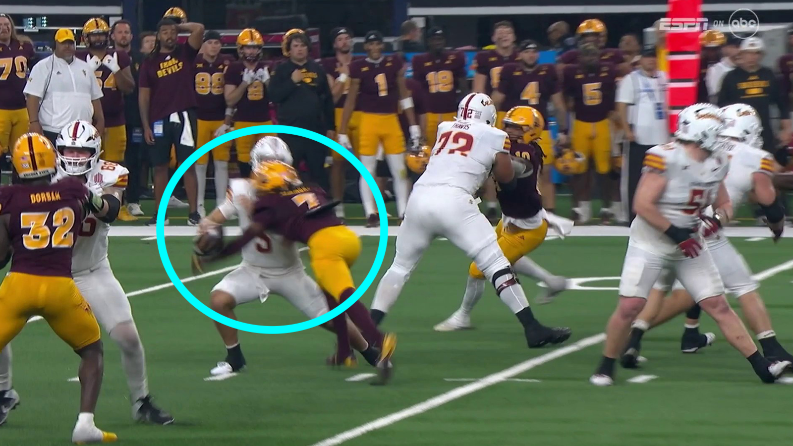 Controversial 'Targeting' Forces Arizona State Star To Miss Playoff