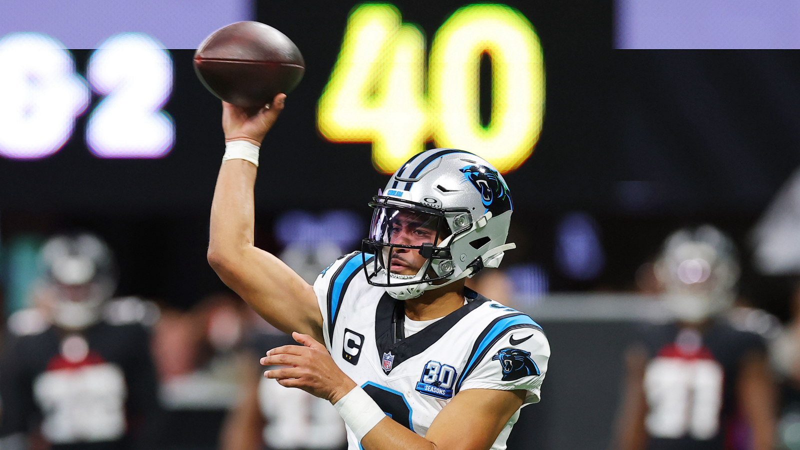 Bryce Young Does Best Steph Curry Impression On TD Pass