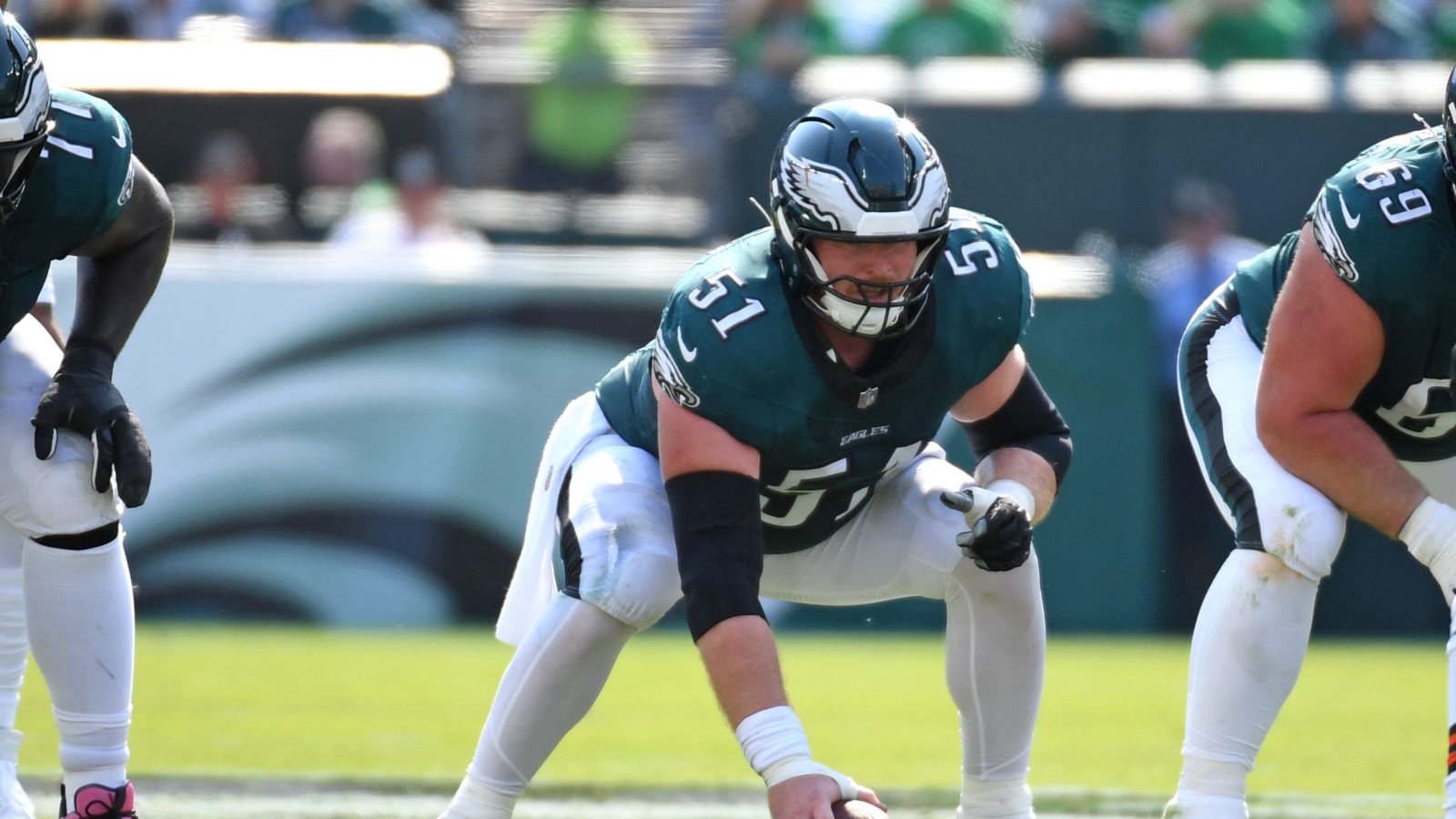 Philadelphia Eagle Juggling Offensive Linemen Before NFCCG