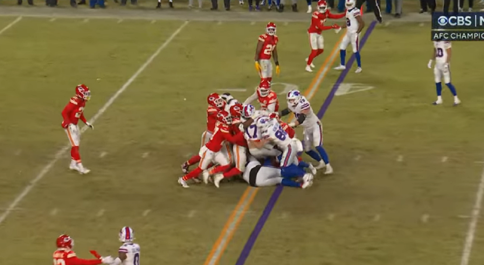 Controversial Fourth Down Spot In Bills-Chiefs Game Upsets Fans
