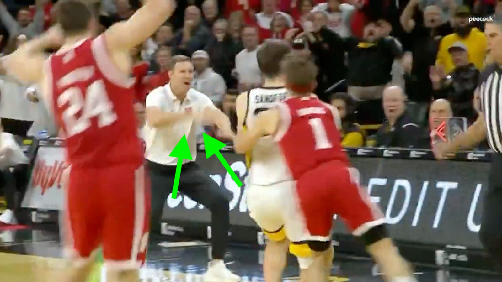 Nebraska Basketball Coach Goes Ballistic Over Horrible Blown Call