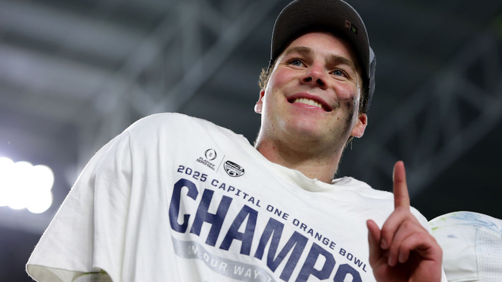 Riley Leonard says Jesus Is Rooting For Ohio State, Notre Dame