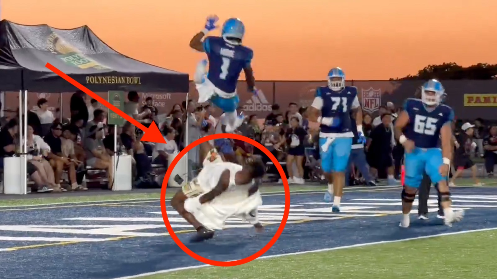 Travis Hunter Nearly Tore His ACLs During Freak Celebration Injury