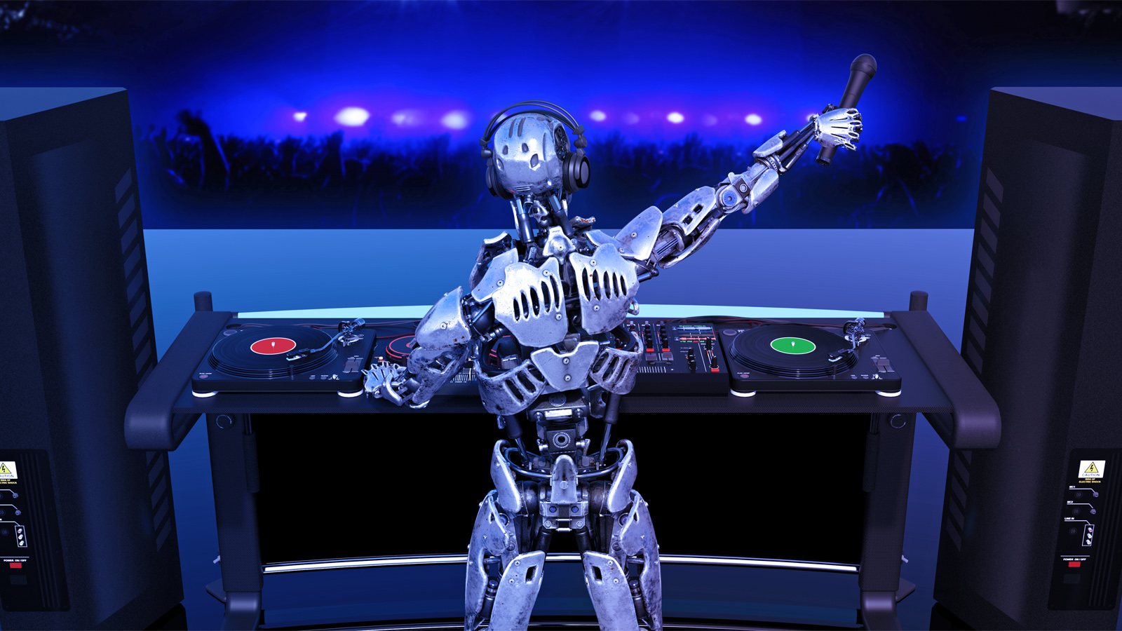Robot Designed For War Did A 30-Minute DJ Set At A Club