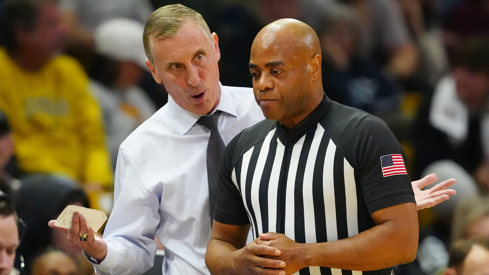 College Basketball's 'High Knees Ref' Sidelined By On-Brand Injury