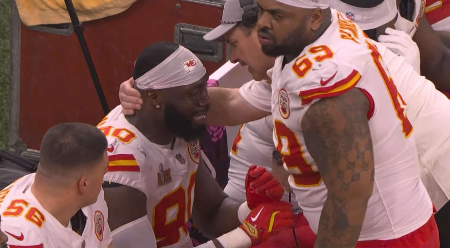 Chiefs players were crying on the sideline during Super Bowl loss
