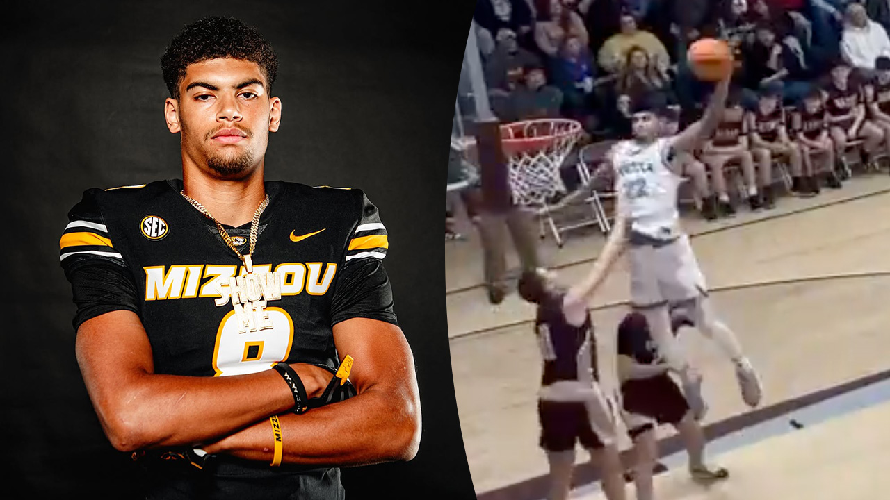 Missouri Football Recruit Put Kid On Poster With Rim-Rattling Dunk