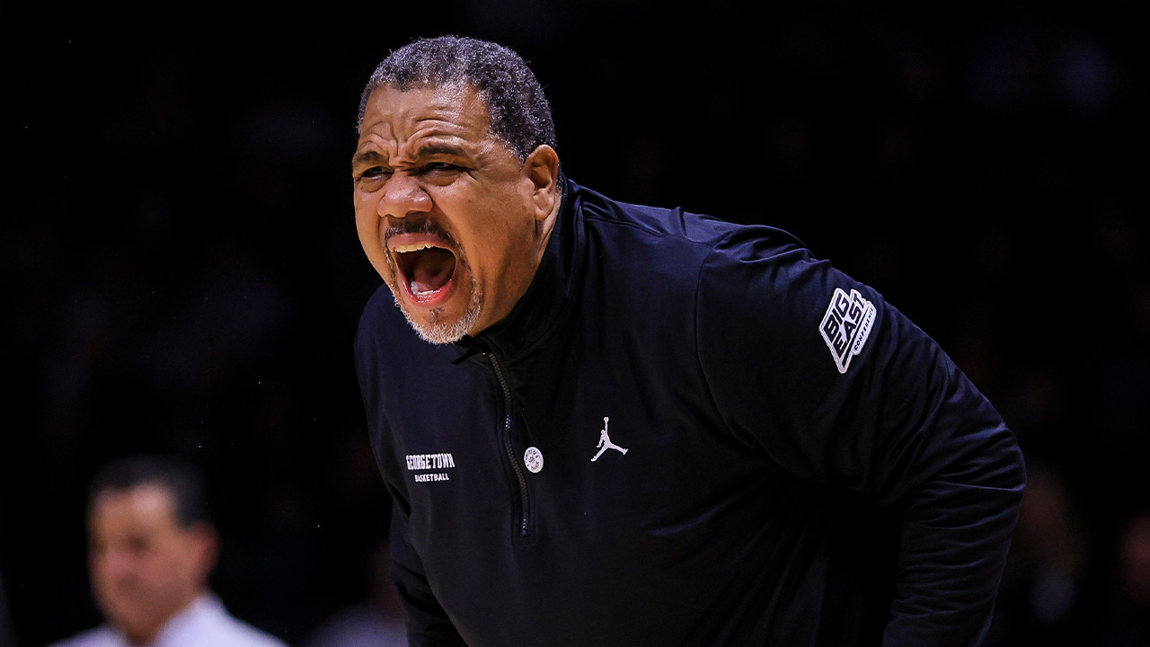 Georgetown Basketball Coach Bails On Handshakes To Accost Fan
