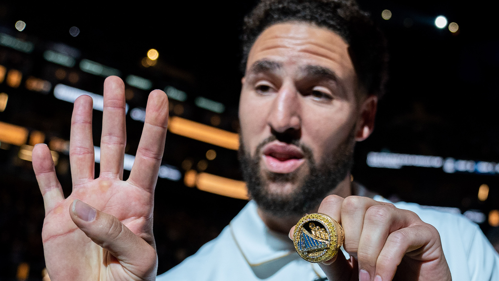 Klay Thompson Give Championship Ring To Achilles Surgeon